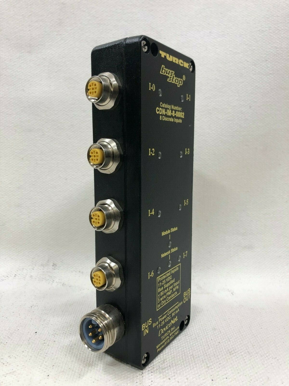 TURCK CDN-IM-8-0002 Bus Stop, DeviceNet 8 Discrete Inputs | eBay