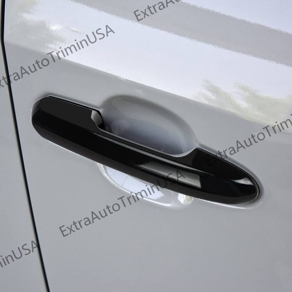 For 2020-2024 Toyota Highlander Bright Black Car Door Handles Cover ...