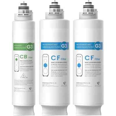 G3 Replacement Filter 1-Year Combo, 1 WD-G3-CB Filter and 2 WD-G3-CF ...