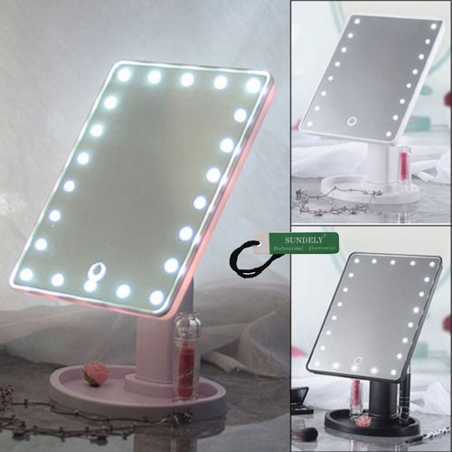 BEAUTEOUS 22 LED TOUCH SCREEN LIGHT MAKE-UP COSMETIC TABLETOP VANITY ...