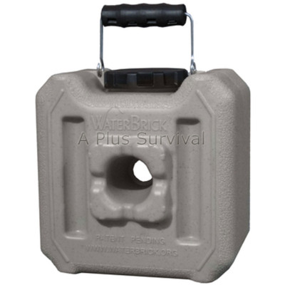 1.6 Gallon Tan Water Brick - Food Ammo Grain Storage Cache Survival ...