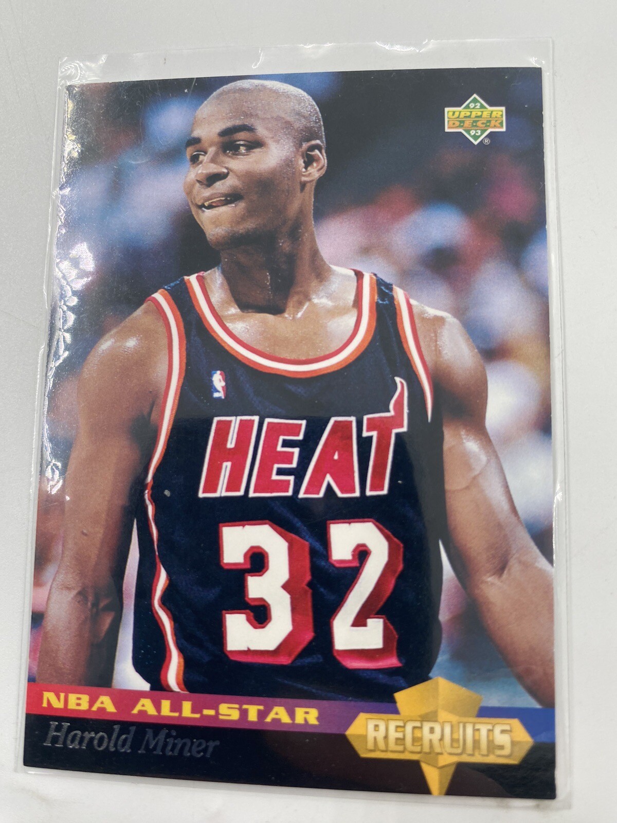 Harold Miner 1992-93 Upper Deck NBA All Star Recruits Basketball Card ...