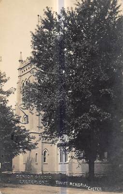 EXETER Ontario Canada postcard RPPC Huron County Trivitt Memorial ...