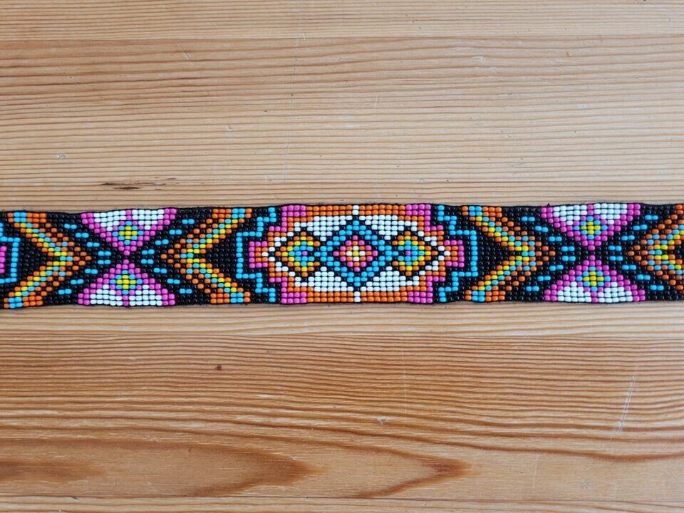 Native American BILLY JACK REPLICA BEADED HATBAND/INDIAN JOE ROUND DOME ...