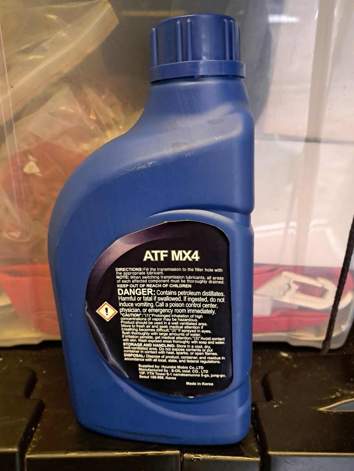 Genuine Kia ATF Jws3314 Auto Transmission Fluid MX Mx4 04500 00130 for ...