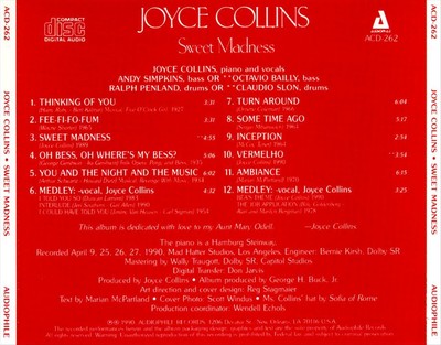 JOYCE COLLINS SWEET MADNESS NEW CD 762247226222| eBay