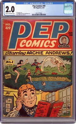 Pep Comics #49 CGC 2.0 1944 4311777001 | eBay