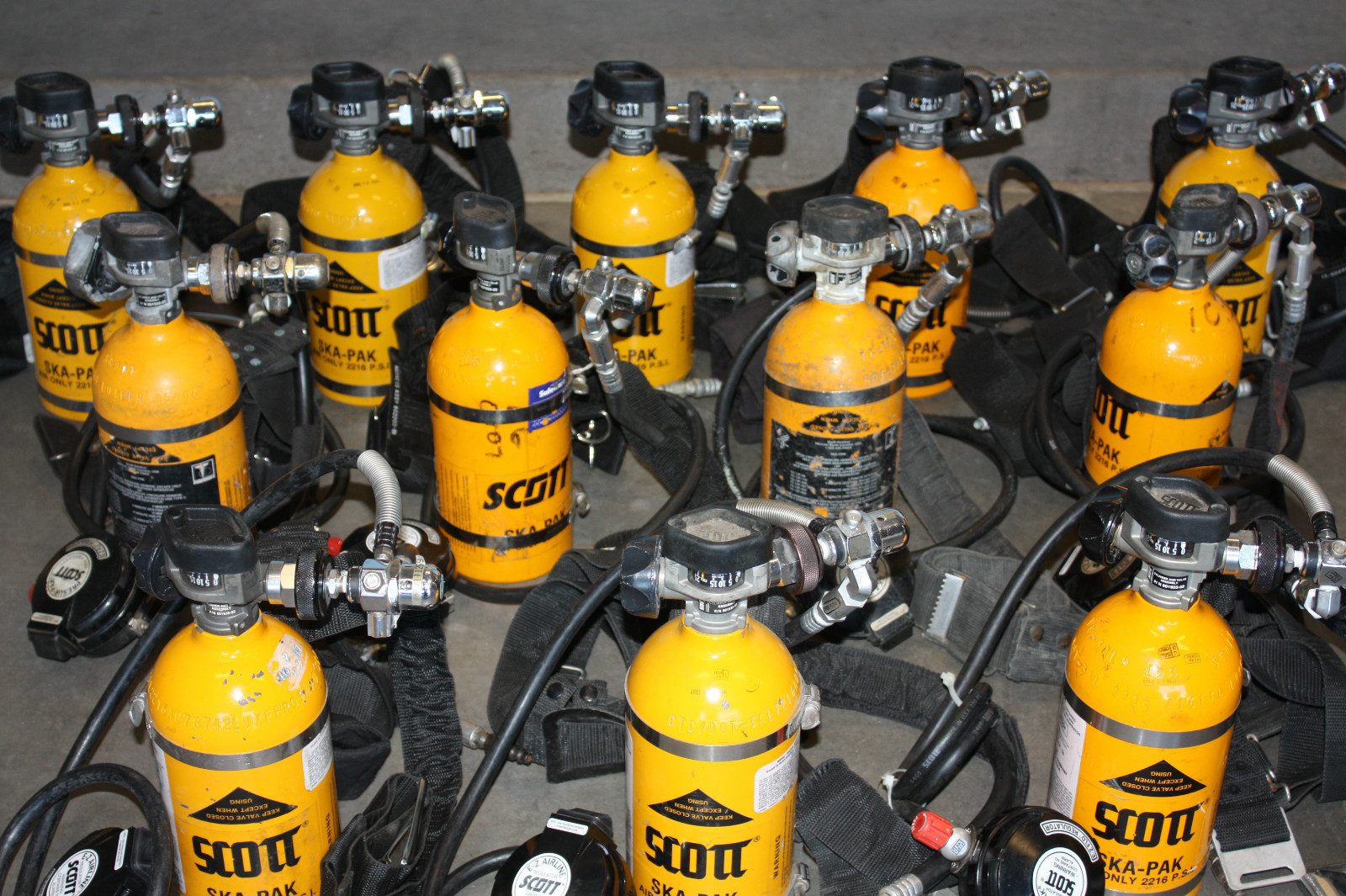 Scott SKA-PAK 5min Emergency Escape Bottle SABA Remote Mobile Air SCBA ...