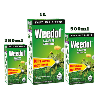 Weedol Fast Acting Lawn Weed killer Concentrate Weeds Patio Easy Mix ...