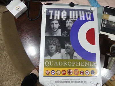 The Who Concert Poster (Signed) | eBay