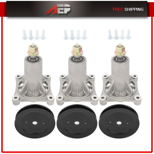 FOR CRAFTSMAN 42"48"54" MOWER MANDREL/SPINDLE 187292 192870 PULLEY ...