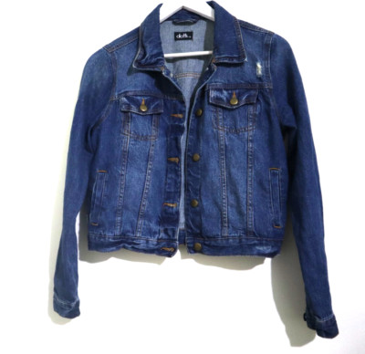 Dotti Womens Size 10 Blue Denim Jeans Long Sleeve Blazer | eBay Australia