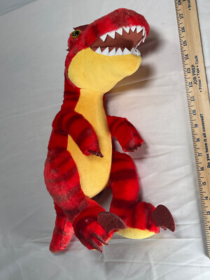 Build-a-Bear Red Raptor Plush Dinosaur Stuffed Animal 17/118” | eBay