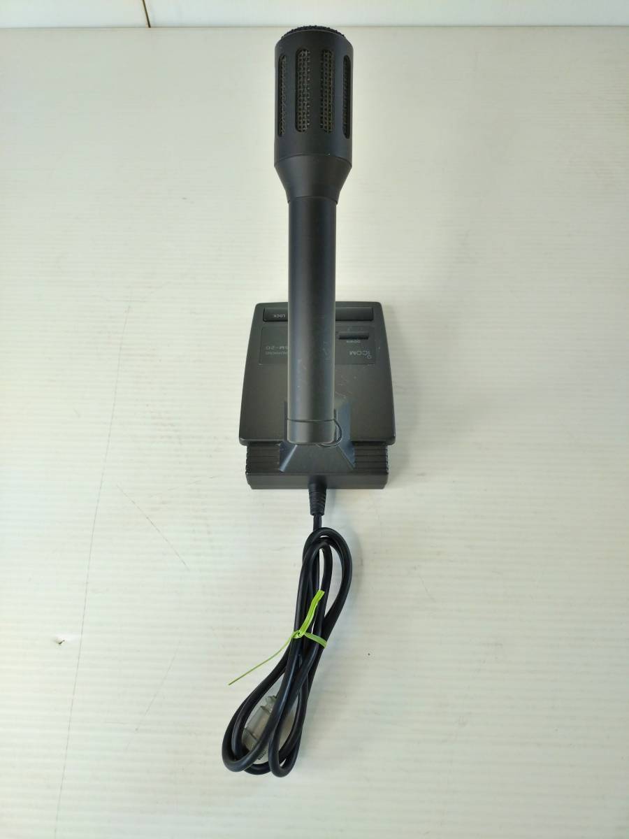Icom SM-20 Desktop Stand Microphone Amateur Ham Radio Working Tested | eBay