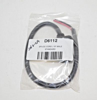 New, Trynex D6112 Splice Cord 18" Male - Ready to Ship Today - FREE ...