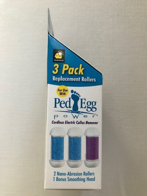 Ped Egg Power Replacement Rollers - 3 Pack *New in Box* | eBay