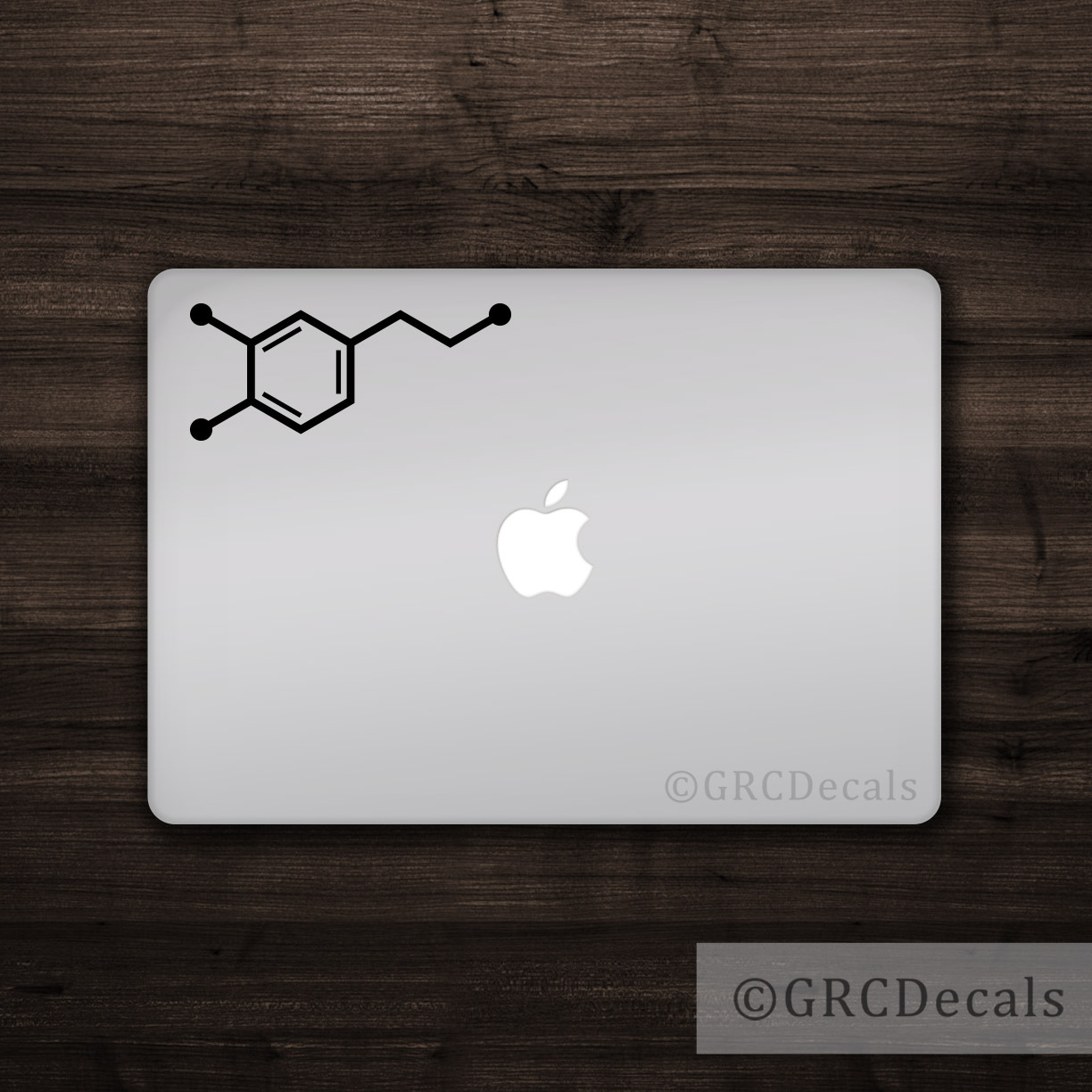 Dopamine Molecule - Window Bumper Sticker Laptop Vinyl Decal Sticker ...