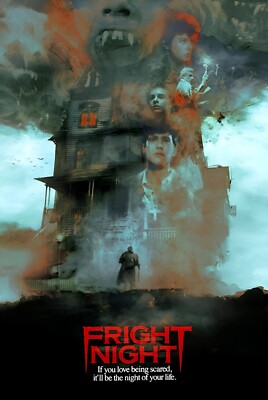 Fright Night 8x12 Metal Movie Poster Sign [E] Horror, Vampires | eBay