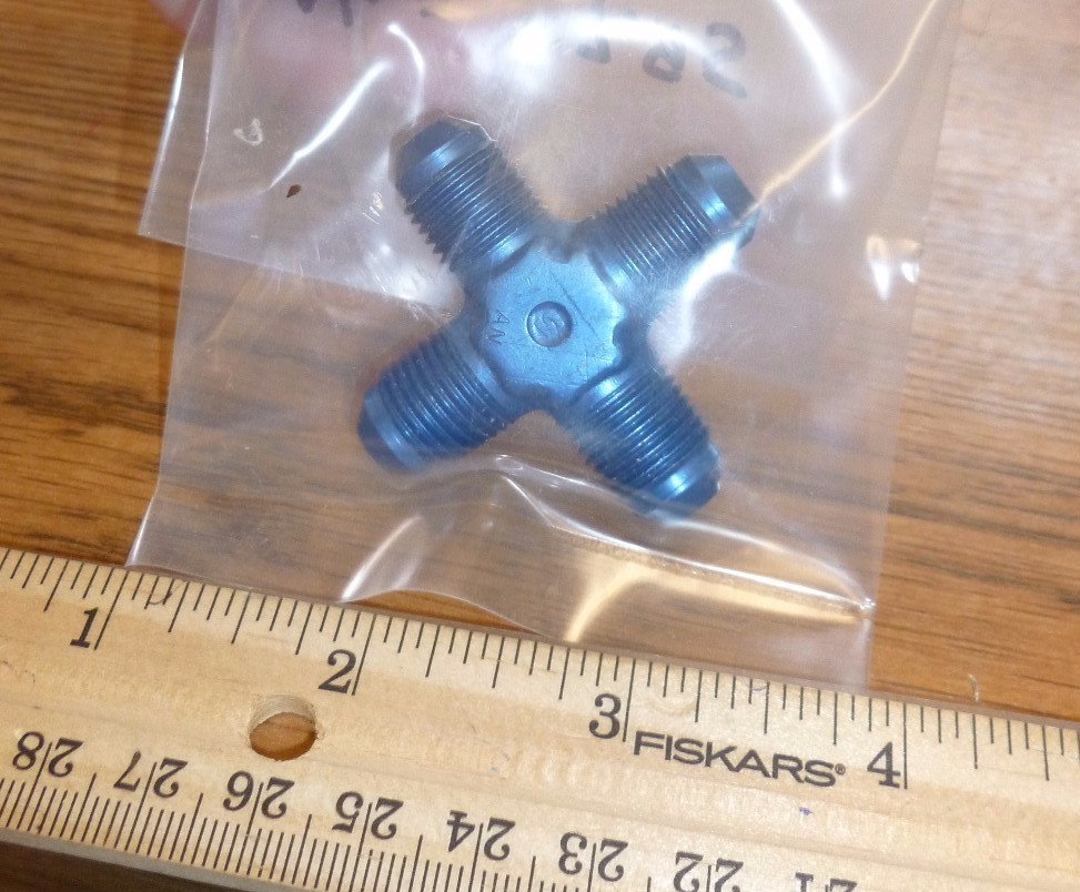 AIRCRAFT HOSE FITTING - CROSS p/n AN827-5D | eBay