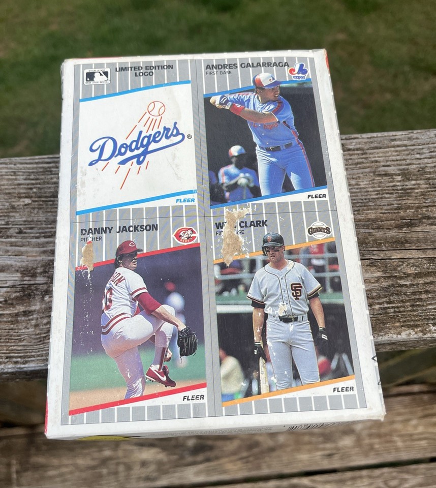 1989 Fleer MLB Baseball Logo Stickers & Trading Cards 36 Packs (Box ...