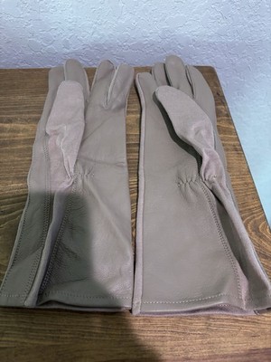 US Military Issue Gloves Flyers Summer Nomex Flame Resistant Tan Flight ...