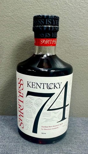 SPIRITLESS Kentucky 74 Non-Alcoholic Bourbon Whiskey Spirit 750 ml | eBay