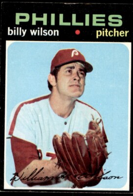 1971 Topps Billy Wilson( WRiting) St. Louis Cardinals #192 | eBay