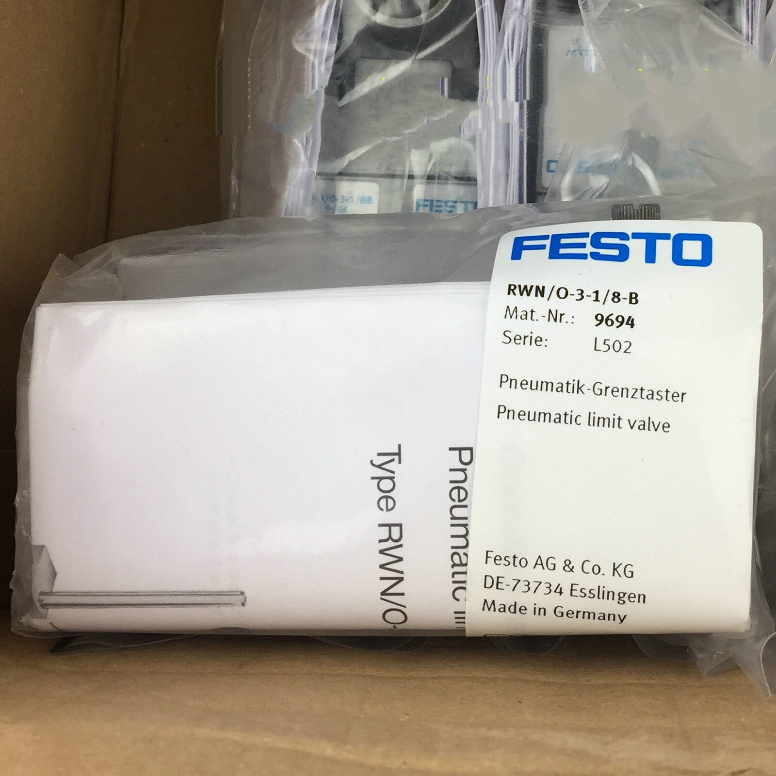 1 piece brand new festo RWN/O-3-1/8-B 9694 Free ship | eBay