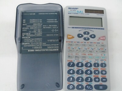 Sharp El-520v advanced D.A.L Scientific Calculator 74000019225| eBay