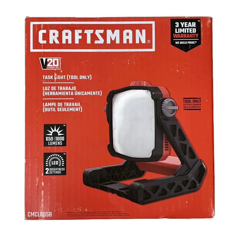Craftsman Trouble Light Craftsman 1000 Lumen LED Portable Work Light