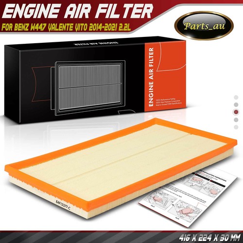 1x Engine Air Filter for Mercedes Benz W447 Valente Vito 2014-2021 1.6L ...