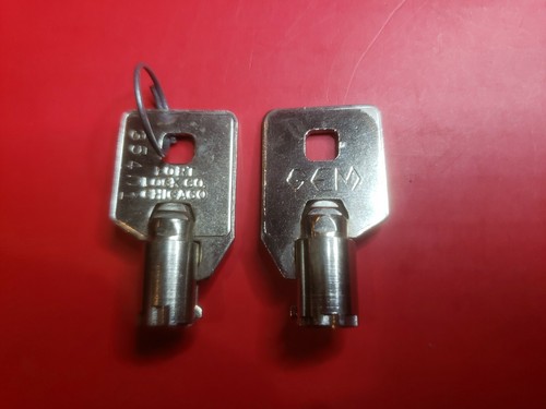 35401 Key, Fort Lock GEM Tubular Barrel Keys 2-Keys | eBay