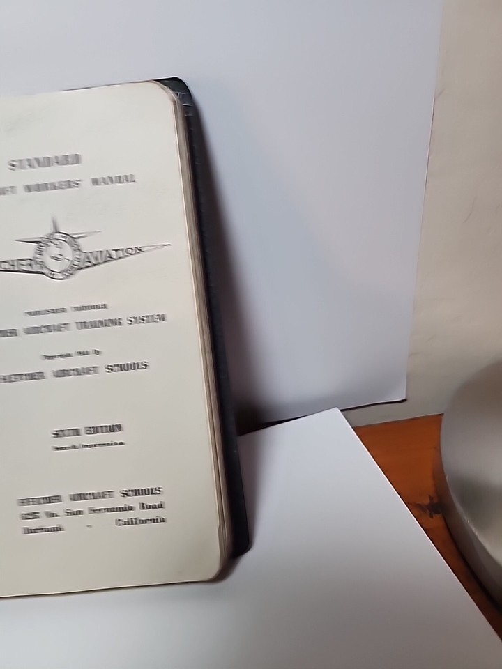 1941 WWII Standard Aircraft Worker's Manual Fletcher Aircraft Pocket ...
