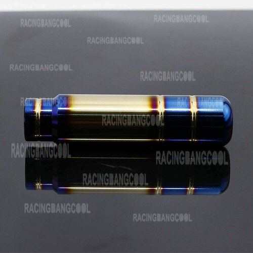 Racing 13CM Bride Burnt Blue+Gold Aluminum Gear Shift Knob+Black Shift ...