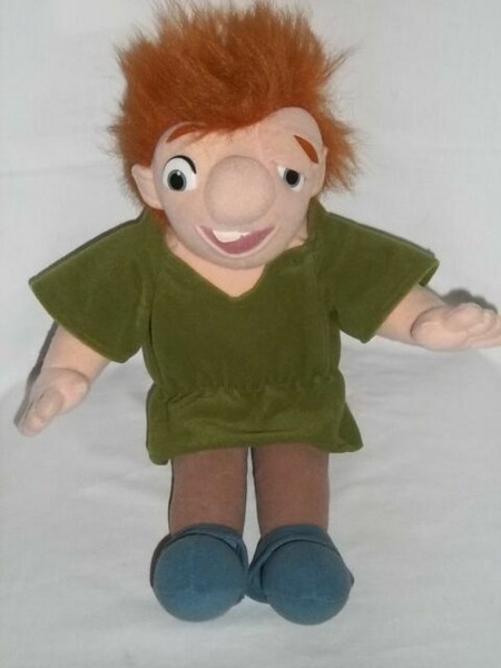 Vintage Mattel Disney Hunchback of Notre Dame Quasimodo Plush W Crown ...