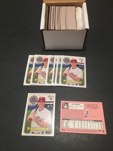 100 CARD LOT 2018 Topps Heritage Scott Kingery #511 Rookie Card (RC ...