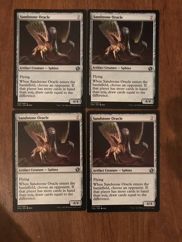 Sandstone Oracle X4 Scars Of Mirrodin Moderate Play MTG | eBay