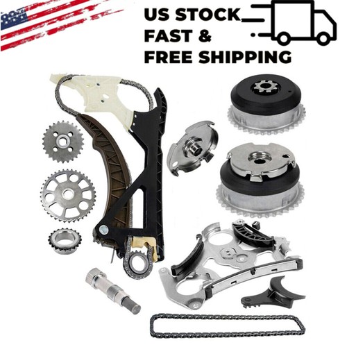 Timing Chain Kit Oil Pump Guide Camshaft Gear For BMW N51 N52 N54 N55 ...