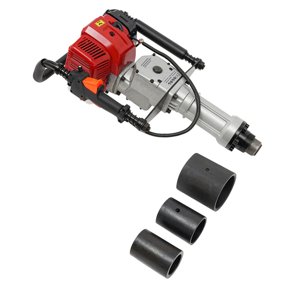 52CC Gas Powered T-Post Driver Fence Farm Push Pile Hand Pull Start Air ...