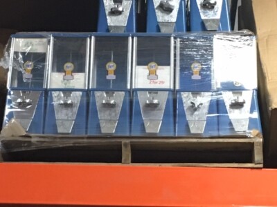 Four Pack- OAK Vista Astro Candy Nut Gumball Vending Machine w/lock key ...