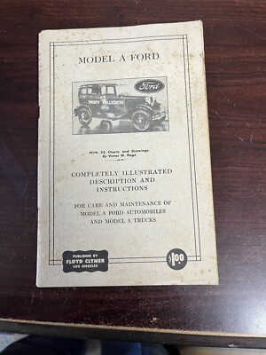 Model A Ford By Floyd Clymer | eBay