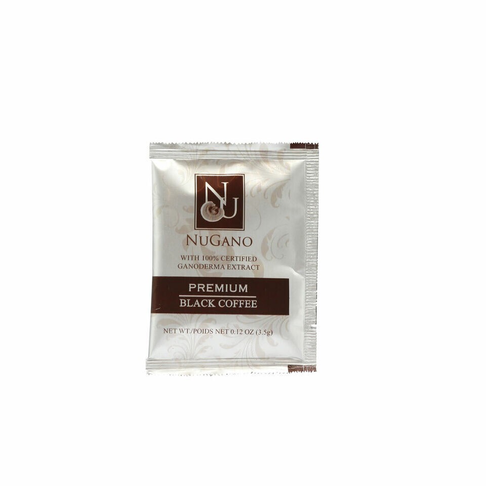 3 X Nugano Black Coffee 100% Organic Ganoderma Lucidum Reishi Dark ...