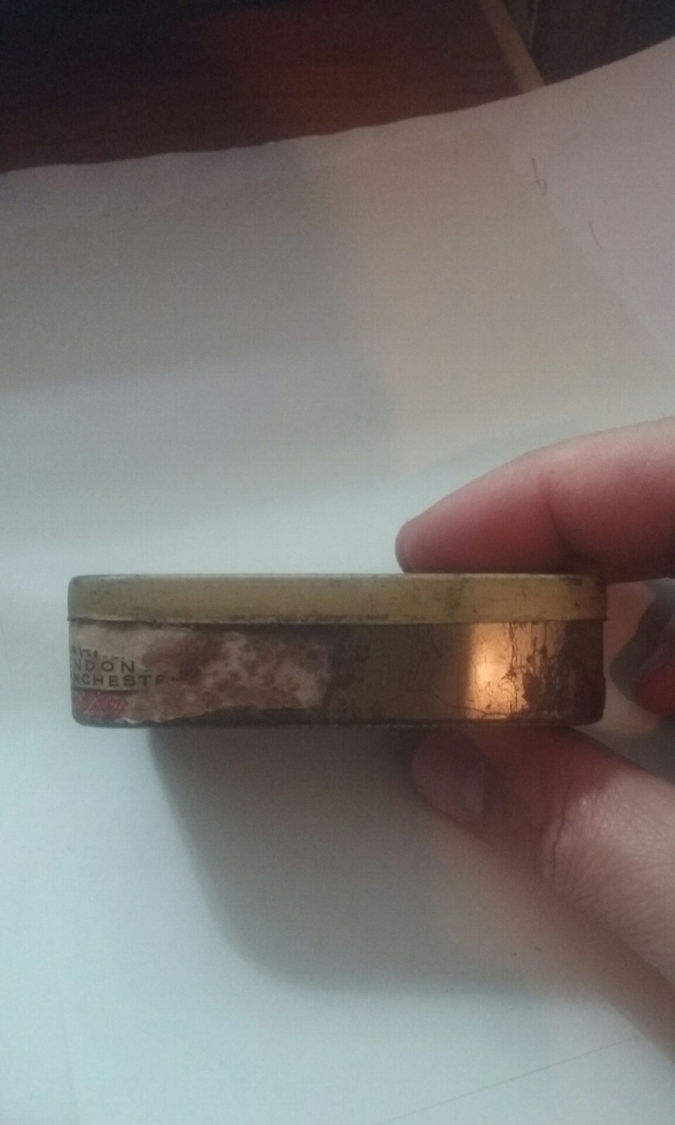 Vintage Potters Catarrh Pastilles Tin With Asthma Cure Logo on base ...