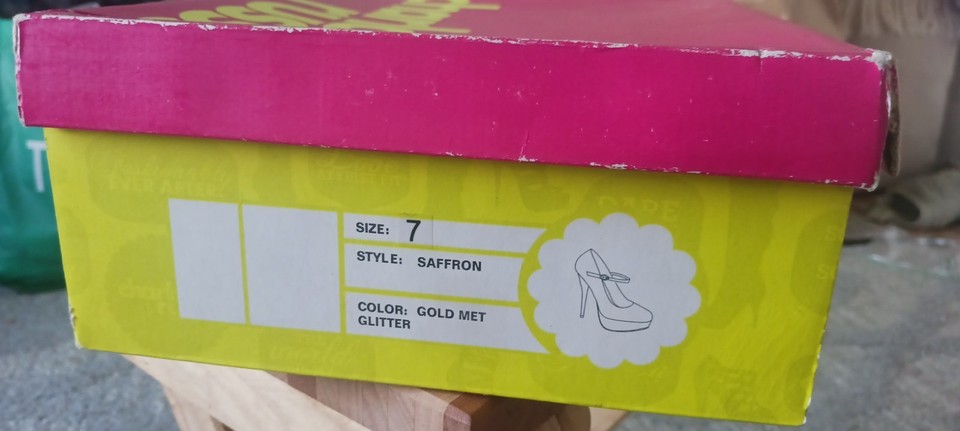 womens shoes gold glitter platform stiletto party heel | eBay