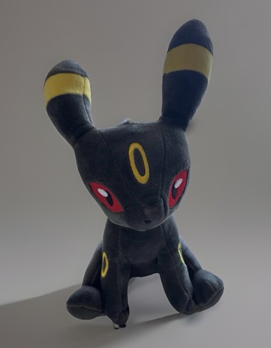 Umbreon Plush Pokemon Stuffed W/ Hanging Loop Suction Cup 11” to top of ...