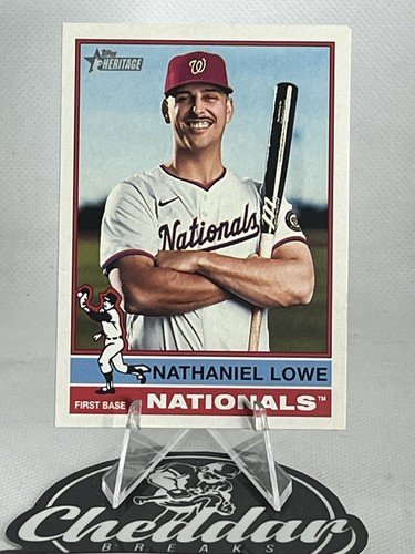 Nathaniel Lowe 2025 Topps Heritage #485 MLB SP Nationals | eBay