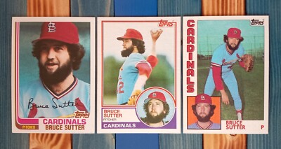 Bruce Sutter Lot (3 Cards) - 1982-1984 Topps (NM+) (HOF) | eBay