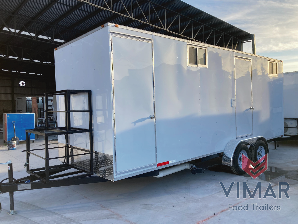 7x20 New Unisex Restroom Trailer, 3 Stall, Custom Trailer, Mobile Bathroom | eBay