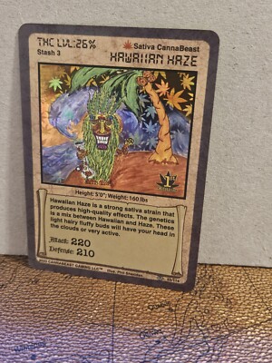 Cannabeast TCG Hawaiian Haze Holo 1st Edition NM 2023 Pack Fresh 52/114 ...