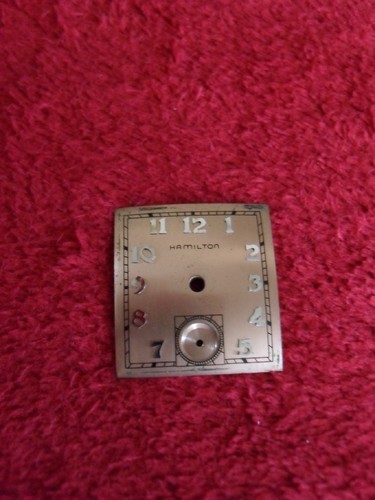 Hamilton Ross: Gold Wrist-Watch Dial... W.G.N. "Very Nice Condition" L ...